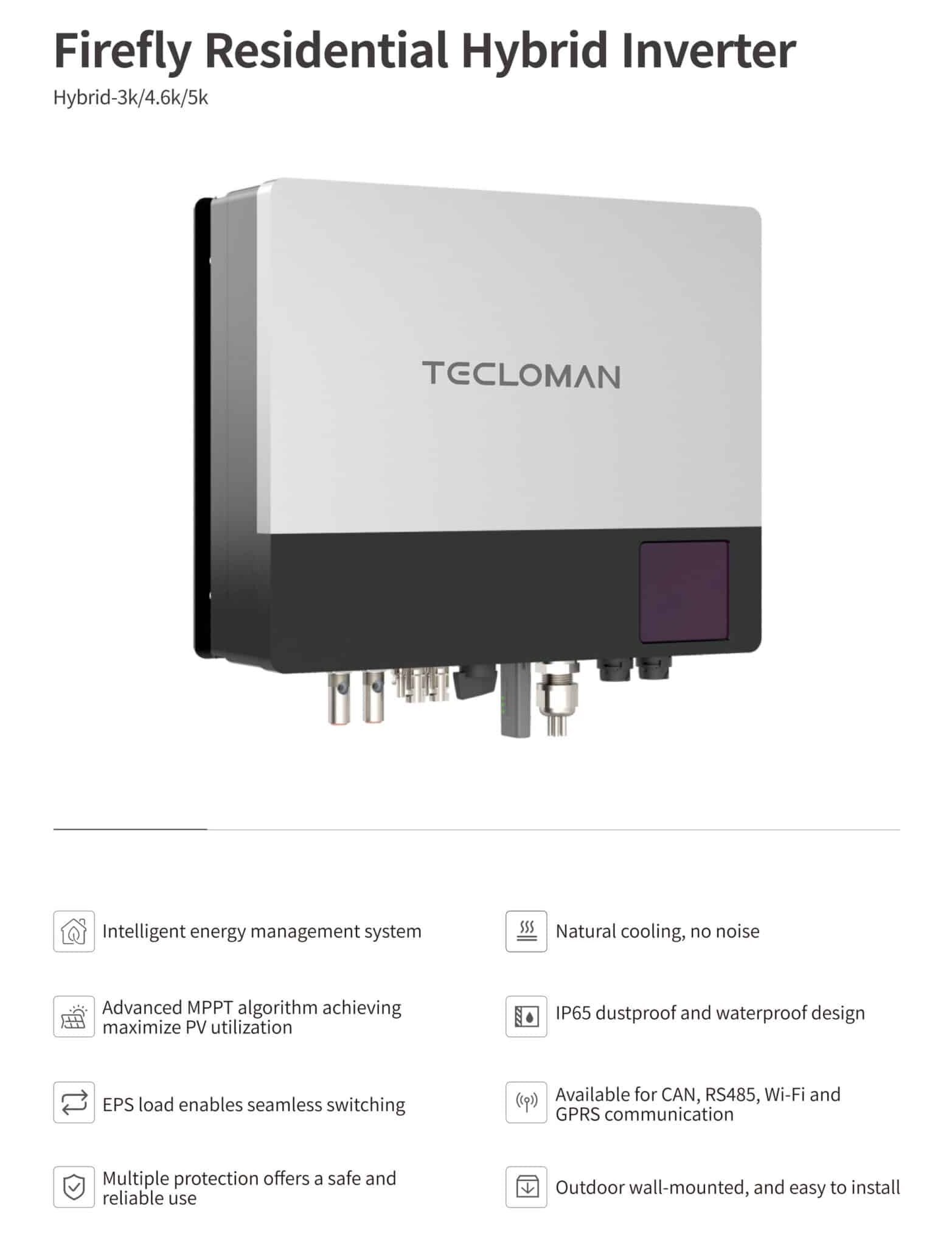 Advanced Hybrid Inverter for Optimal Home Energy Management - kWh Vault